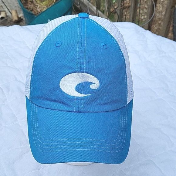 Costa | Accessories | Mens Costa Cap White Mesh Blue With White ...